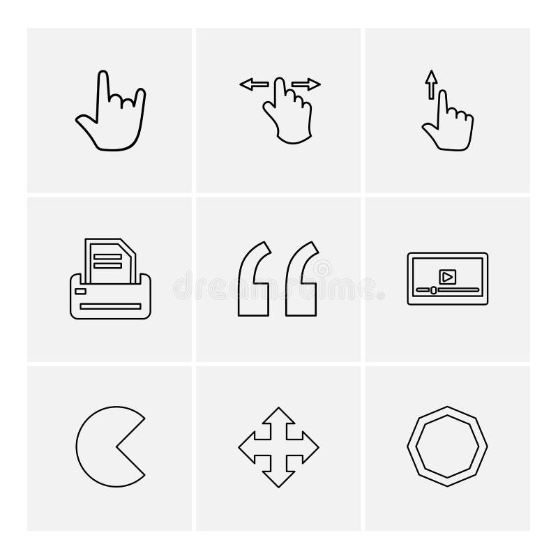 Comas, Punto, Raya Vertical, Manos, Indicador, Flechas, Direcciones ...