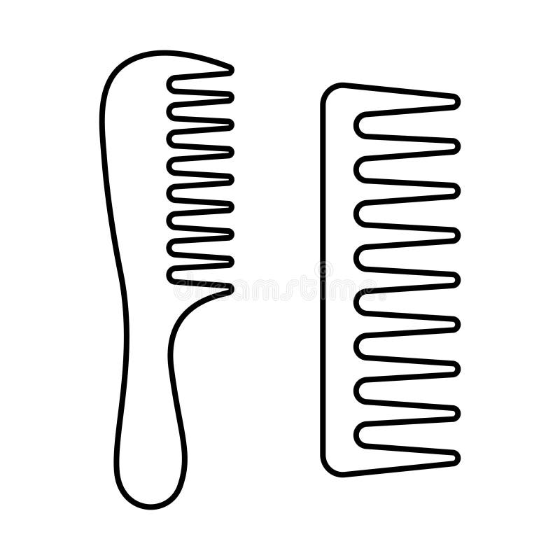 Comb Outline Stock Illustrations – 13,286 Comb Outline Stock ...