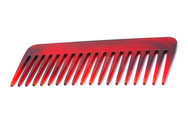Red Comb stock photo. Image of studio, hairstyle, shot - 34640816