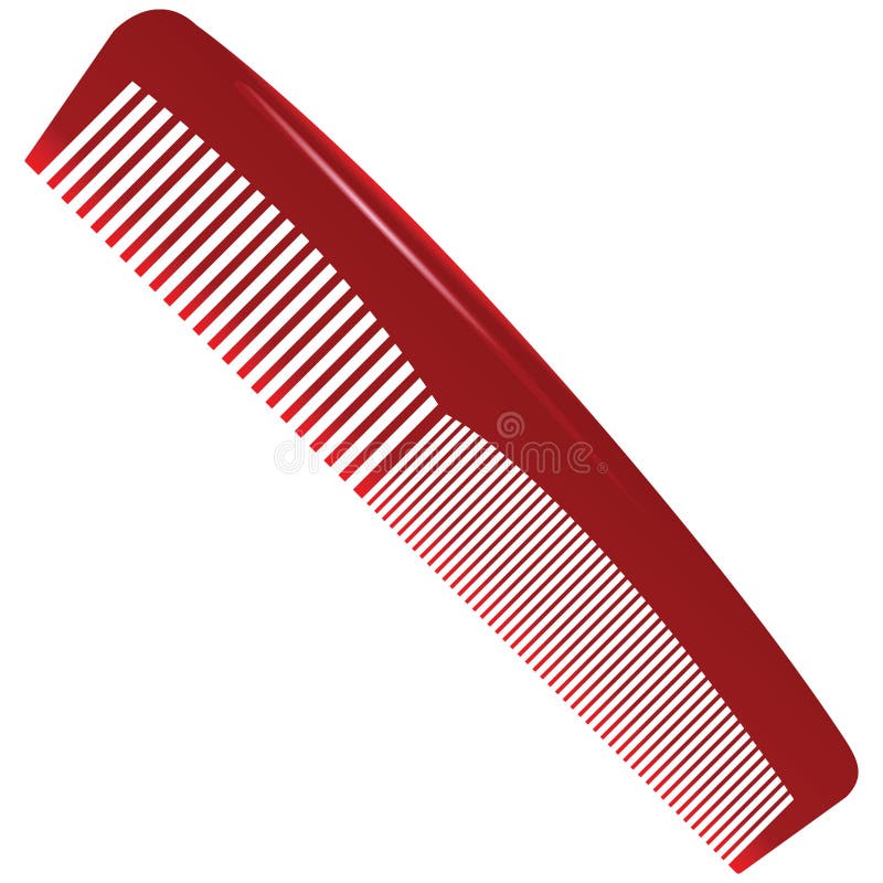 Tooth Comb with Thin and Wide Teeth for Men or Women. Hair Care Plastic ...