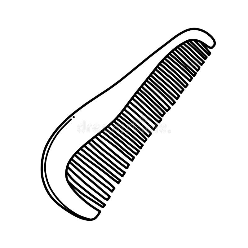 Comb Doodle Vector Icon. Drawing Sketch Illustration Hand Drawn Cartoon ...