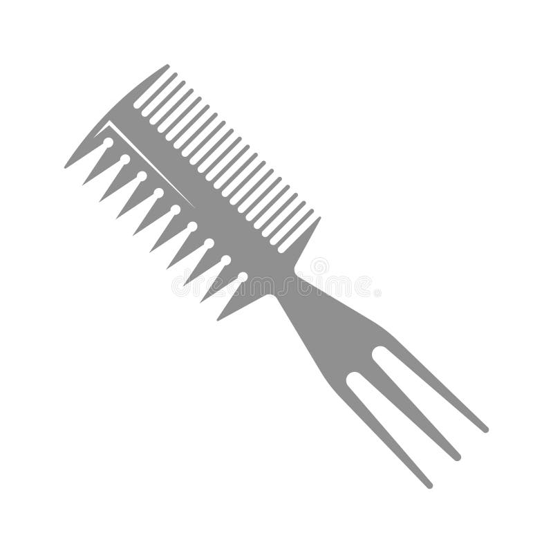 Comb hair logo icon design stock illustration. Illustration of female ...
