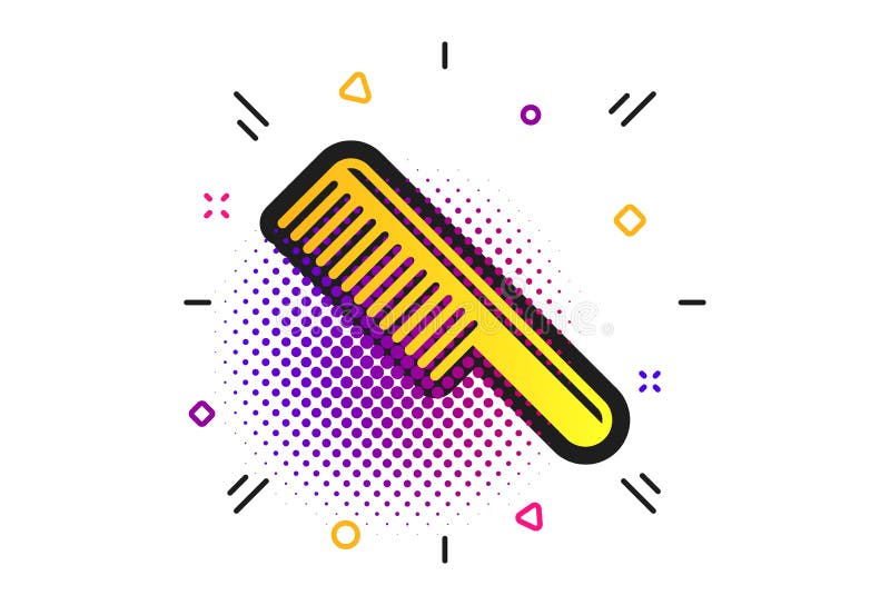 Comb Hair Sign Icon. Barber Symbol. Vector Stock Vector - Illustration ...