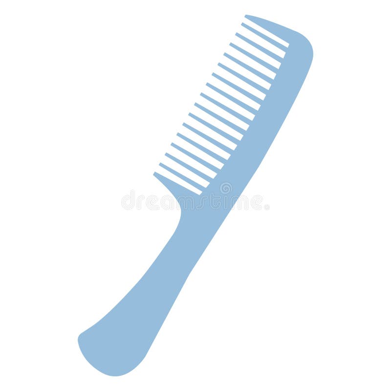 Comb with Handle Icon. for Combing Hair Stock Vector - Illustration of ...