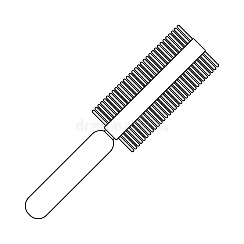 Comb icon vector stock vector. Illustration of flat - 281369076