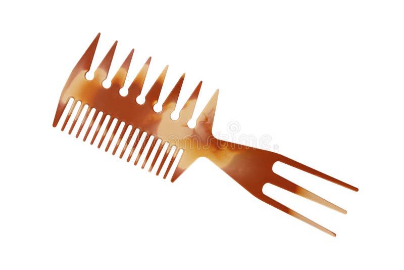 Comb Isolated on White Background Stock Image - Image of barber ...