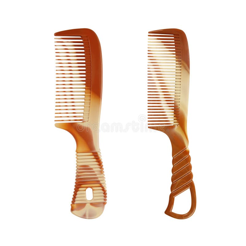 Comb Isolated on White Background Stock Image - Image of bright ...