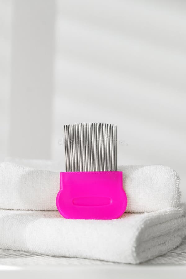 Comb for Lice Treatment on a Countertop Stock Photo - Image of cleaning ...