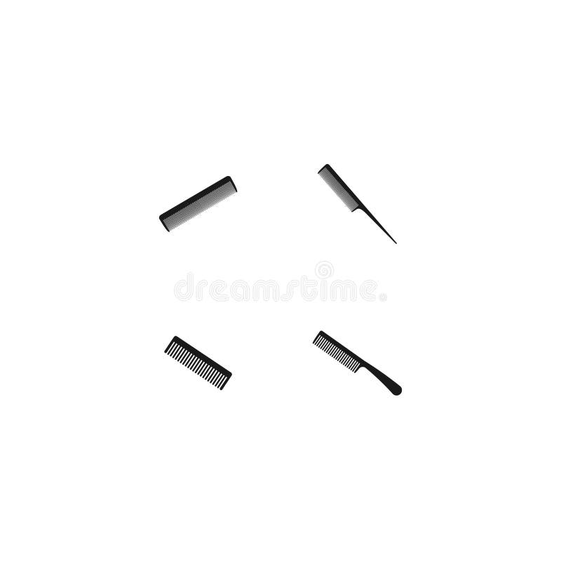 Comb logo stock vector. Illustration of plastic, salon - 194325779