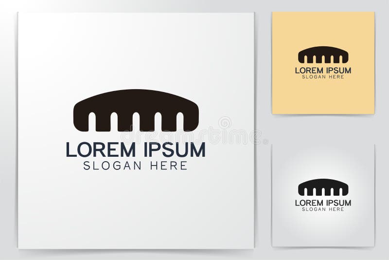 Comb Logo Ideas. Inspiration Logo Design. Template Vector Illustration ...