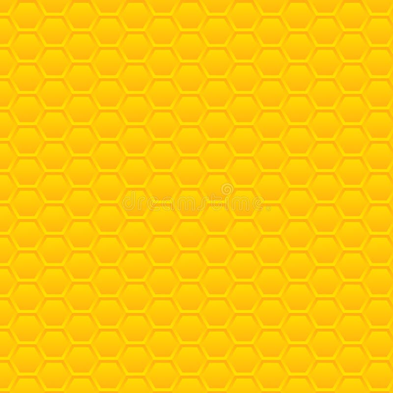 Comb Pattern Hexagon Honeycomb Seamless Background. Stock Vector ...