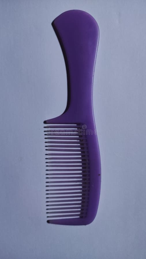 Comb is a Tool Used To Straighten Hair Stock Image - Image of violet ...