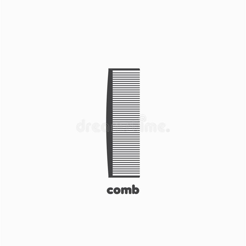 Comb Vector Template Design Stock Vector - Illustration of woman, hair ...