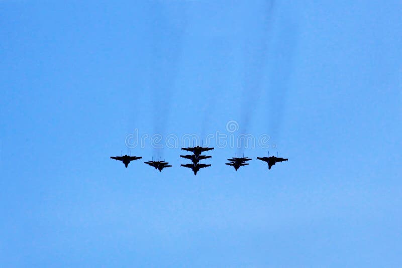 Combat aircraft flying stock image. Image of demonstration - 57785179