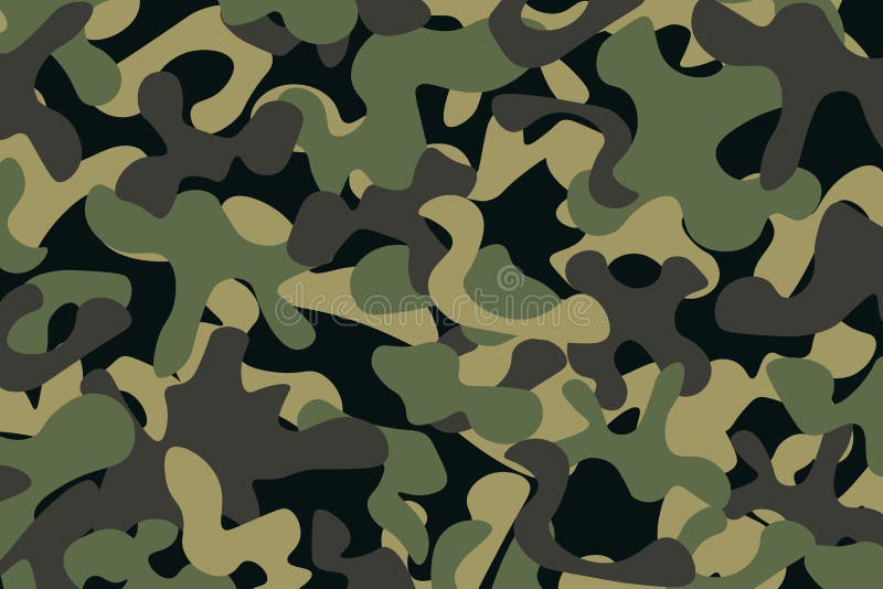 Combat camouflage stock vector. Illustration of forest - 604763
