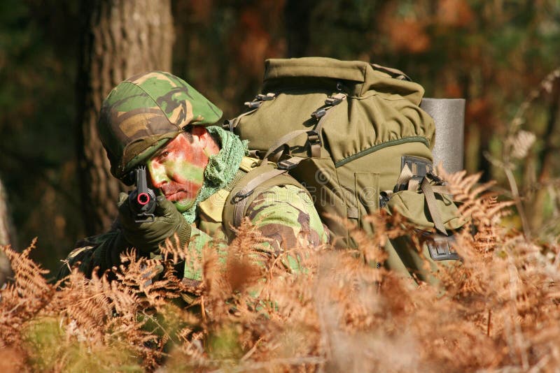 Défi D'élite - Entraînement Militaire, Civils De Concours Photo stock ...
