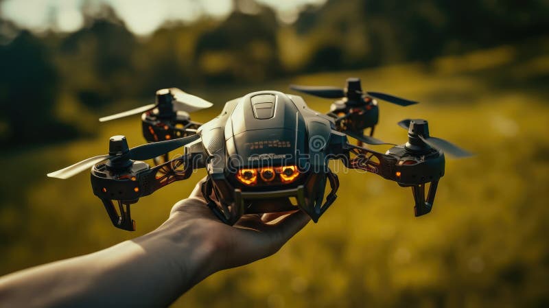 Combat FPV drone stock photo. Image of bomber, kamikaze - 292923846