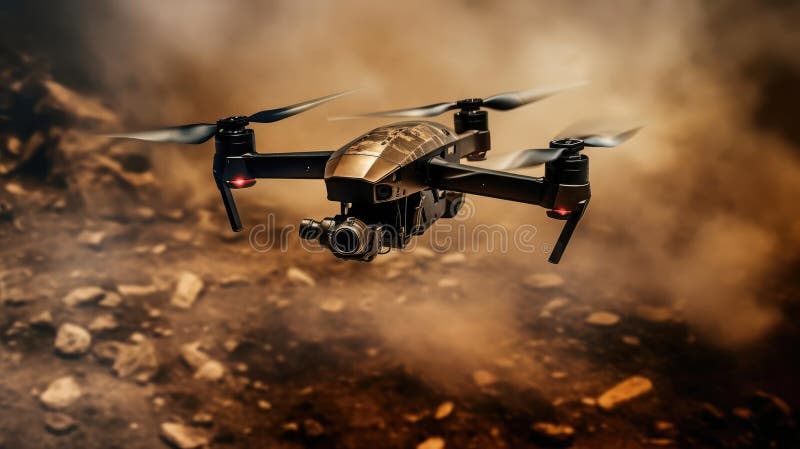 Combat FPV drone stock illustration. Illustration of drone - 292924045