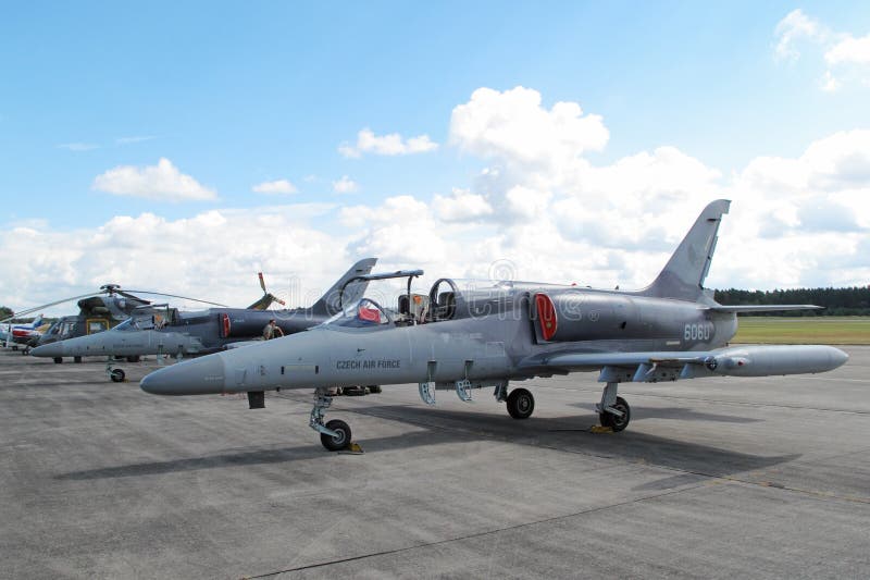 Combat jet Aero L159 Alca editorial stock photo. Image of fighter ...