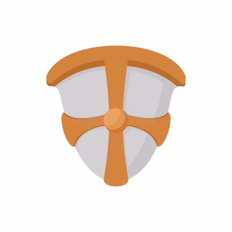 Combat Shield Icon, Cartoon Style Stock Vector - Illustration of brave ...