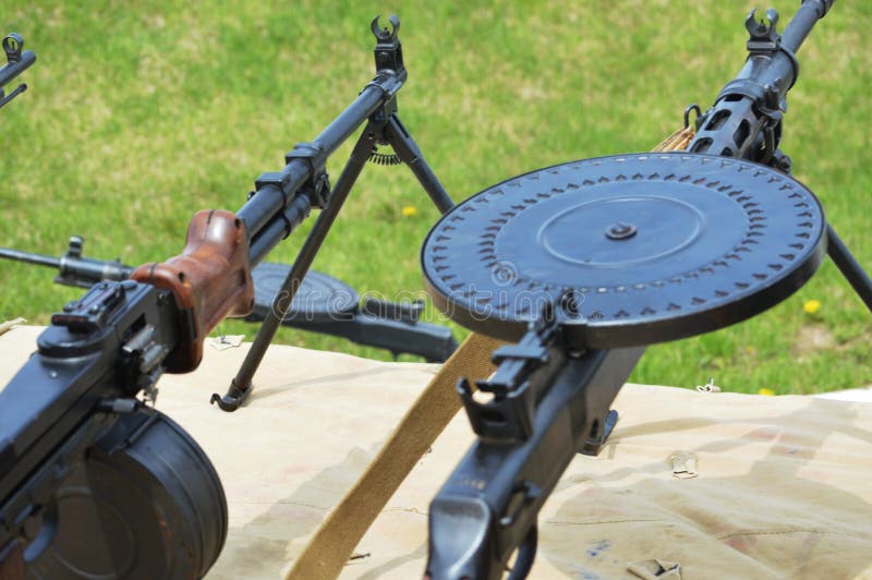 Combat firearms stock photo. Image of automatic, metal - 246852024