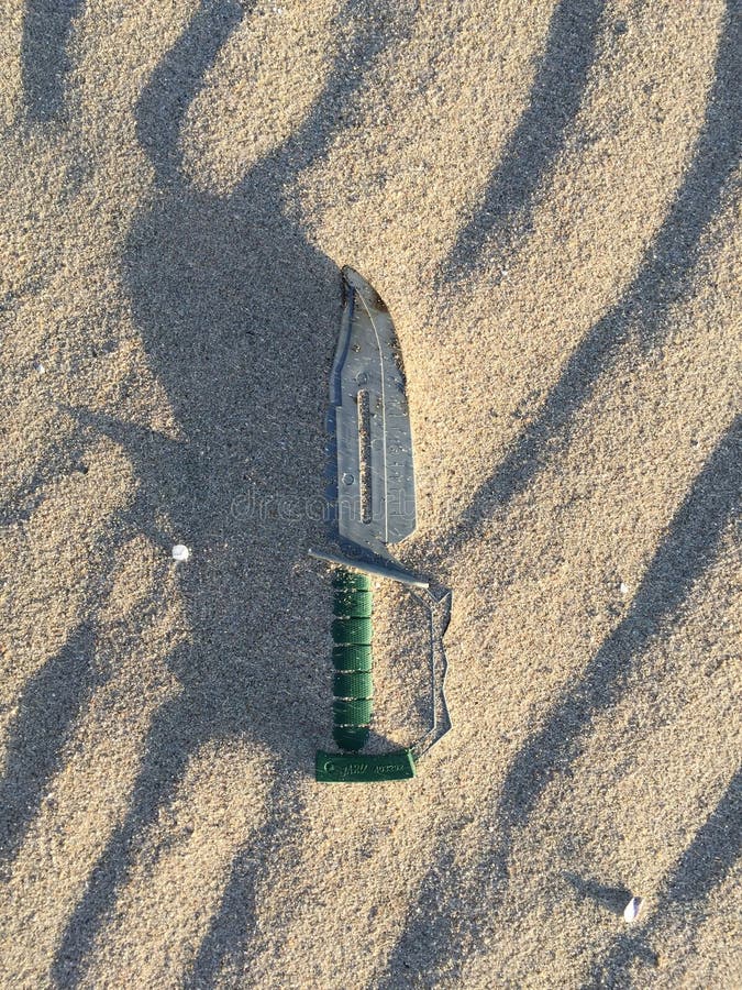 Knife in sand stock image. Image of tactical, sharp - 301142671