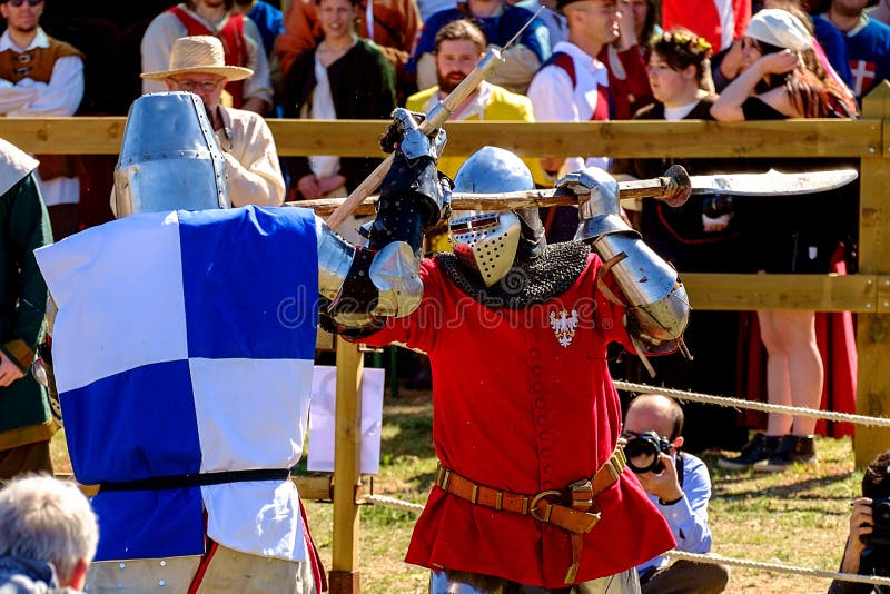 Combate medieval imagem de stock editorial. Imagem de antigo - 40322574