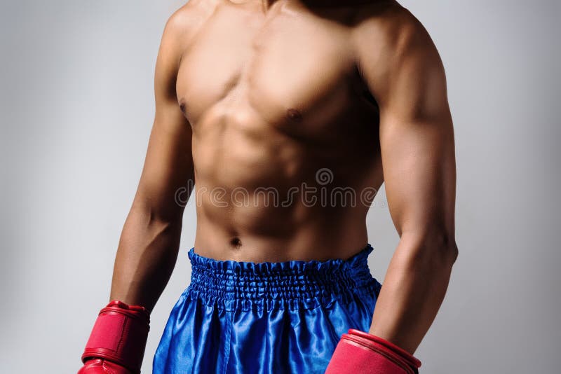 Combattant Masculin De Boxe Photo stock - Image du combattant, boxe ...