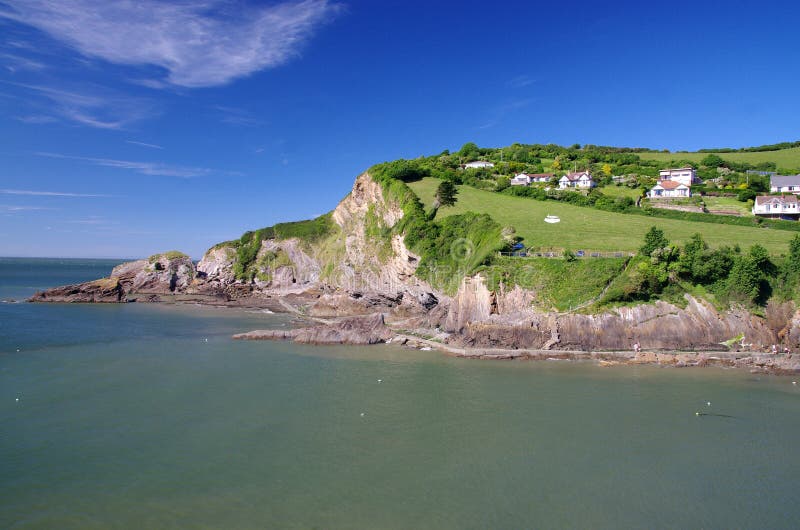 Combe Martin Bay in Devon, England Stock Photo - Image of swimming ...