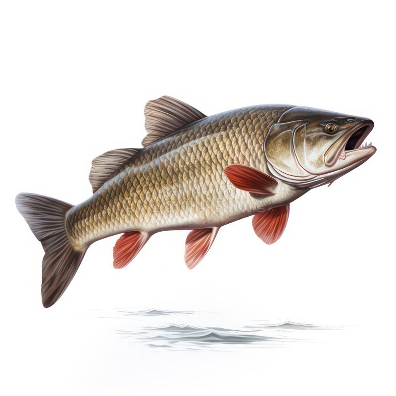 Comber Isolated on White Created with Generative AI. Big Fish with ...