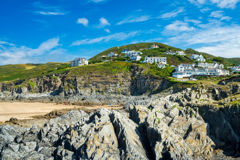 Combesgate Beach Woolacombe Devon England Stock Photo - Image of devon ...