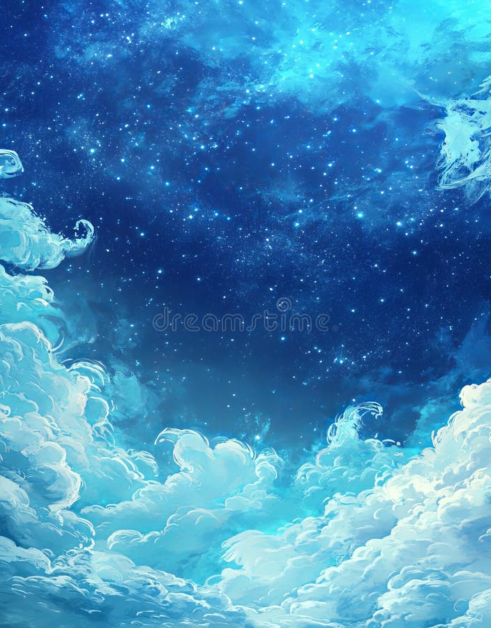 The Combination of Blue Nebula and Stars Results in a Breathtaking ...