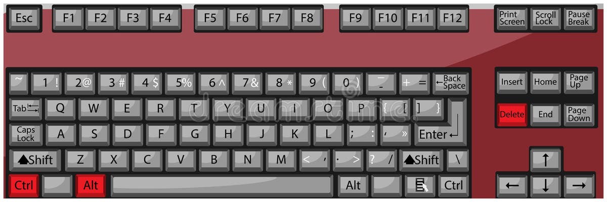 Alt Ctrl Stock Illustrations – 305 Alt Ctrl Stock Illustrations ...