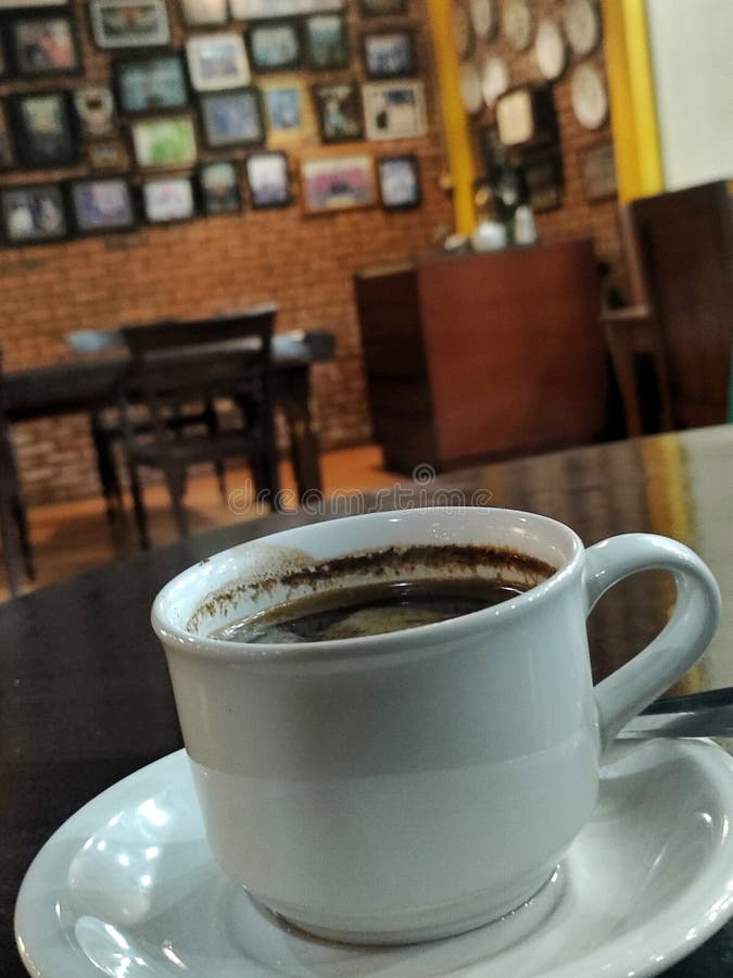 Combination Coffee and Cafe Stock Image - Image of cafe, cappuccino ...