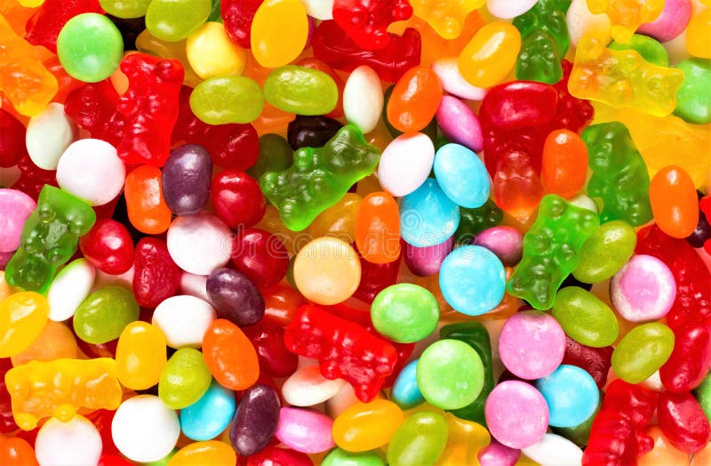 Combination of Colors of Various Jellies Editorial Stock Photo - Image ...