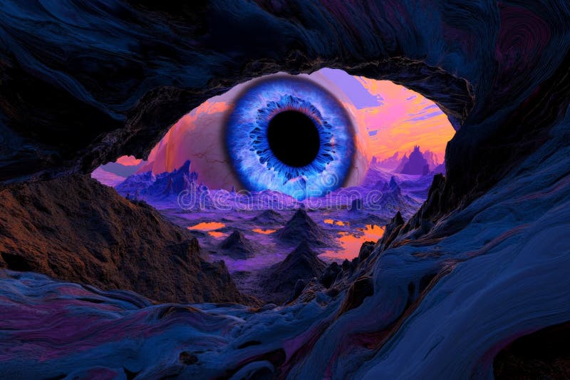 Through a Combination of Cosmic Colors, Celestial Forms, Mystical ...