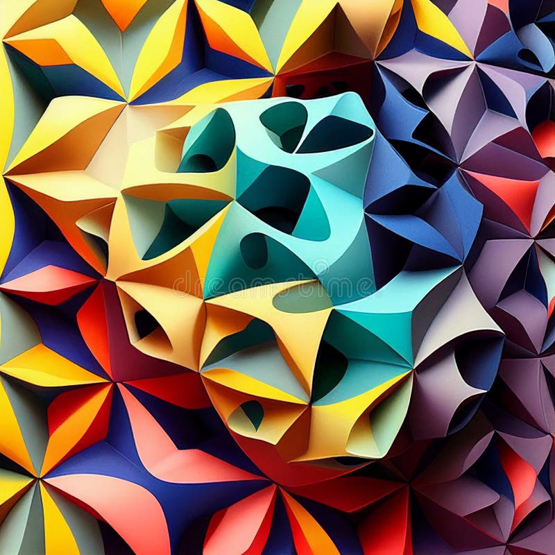 The Use of Contrast and Balance in a Pattern is Key Stock Illustration ...