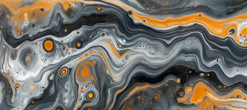 A Combination of Elegant Waves in Gold and Black, Achieving a ...