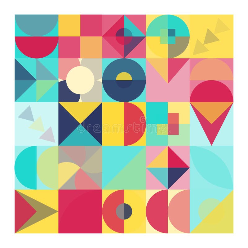 Combination of Figures Design Background Texture Abstract Stock Vector ...