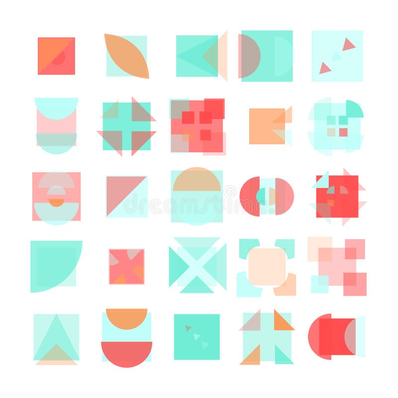 Combination of Figures Design Background Texture Abstract Stock Vector ...