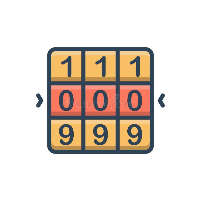 Color Illustration Icon for Combination, Match and Decrypt Stock ...