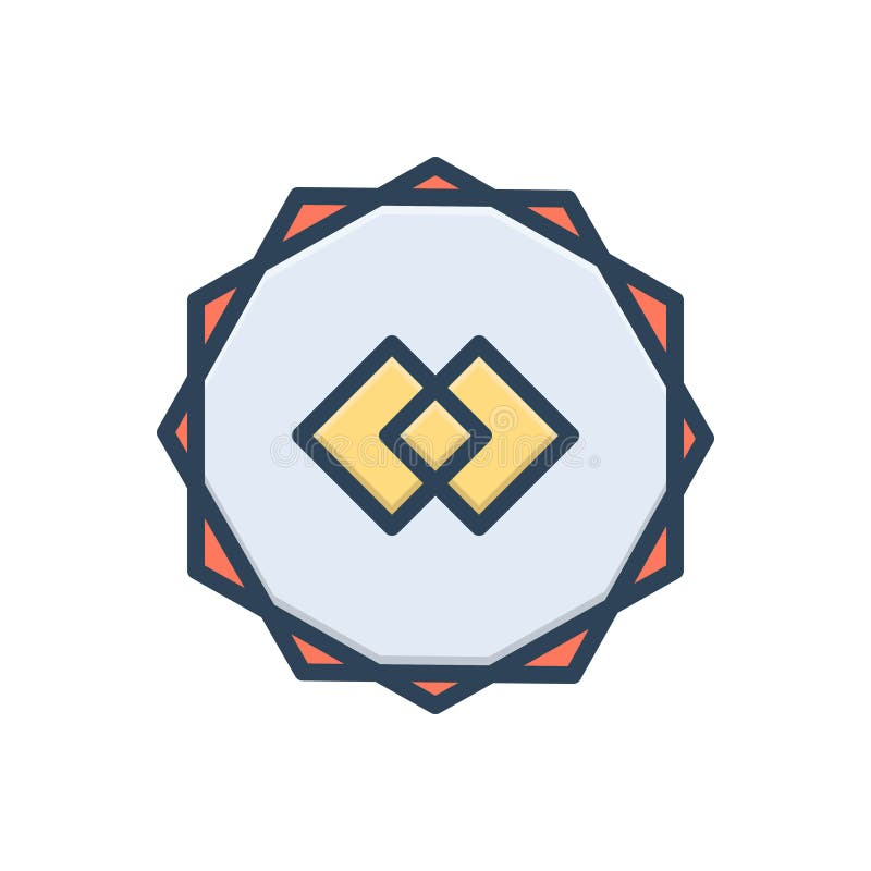 Color Illustration Icon for Combination, Conjunction and Addition Stock ...