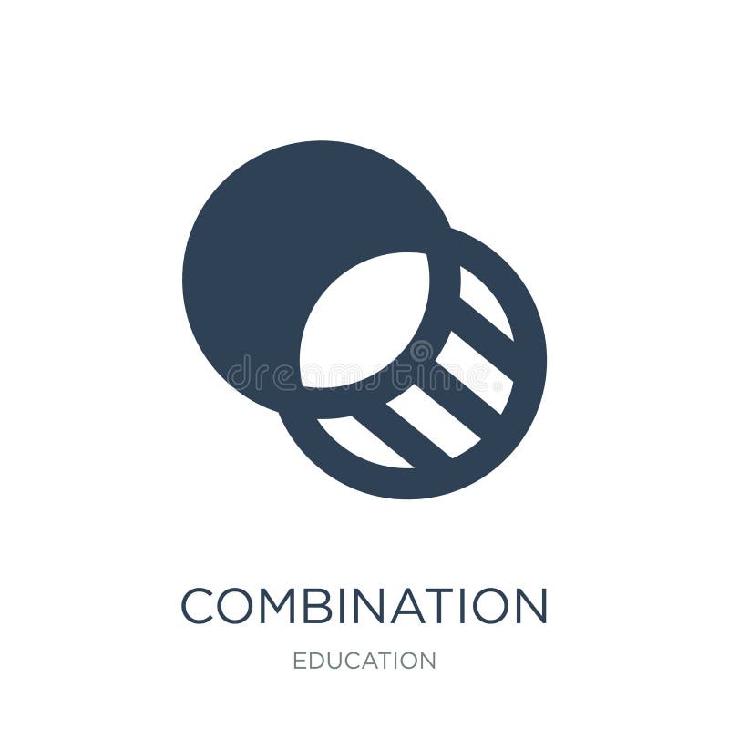 Combination Icon in Trendy Design Style. Combination Icon Isolated on ...