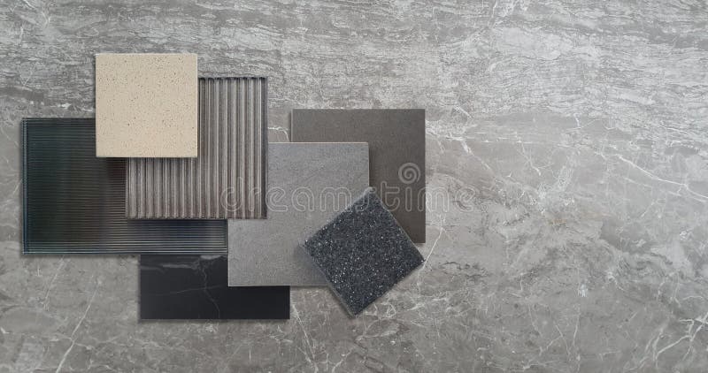 Combination of Interior Material Samples for Modern Loft Style Concept ...