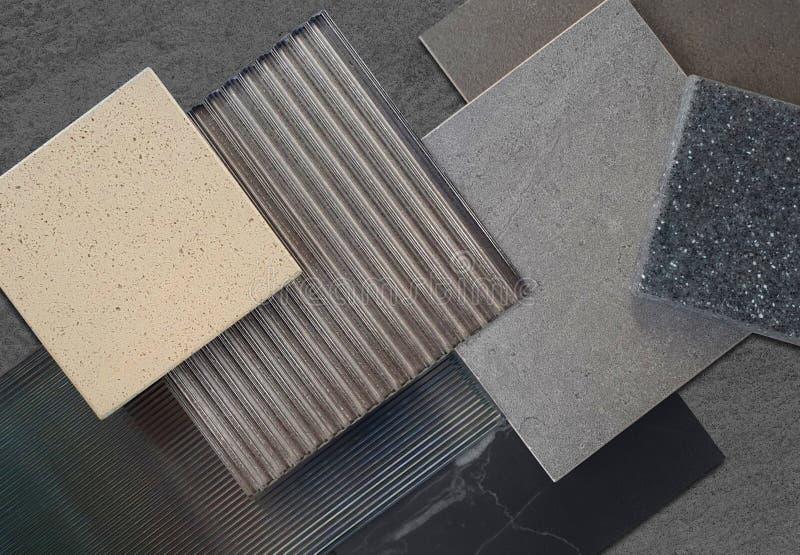 Combination of Interior Material Samples for Modern Loft Style Concept ...