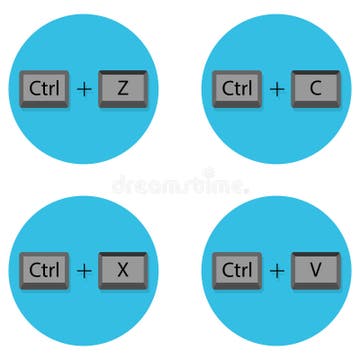 Keyboard Shortcuts Stock Illustrations – 215 Keyboard Shortcuts Stock ...