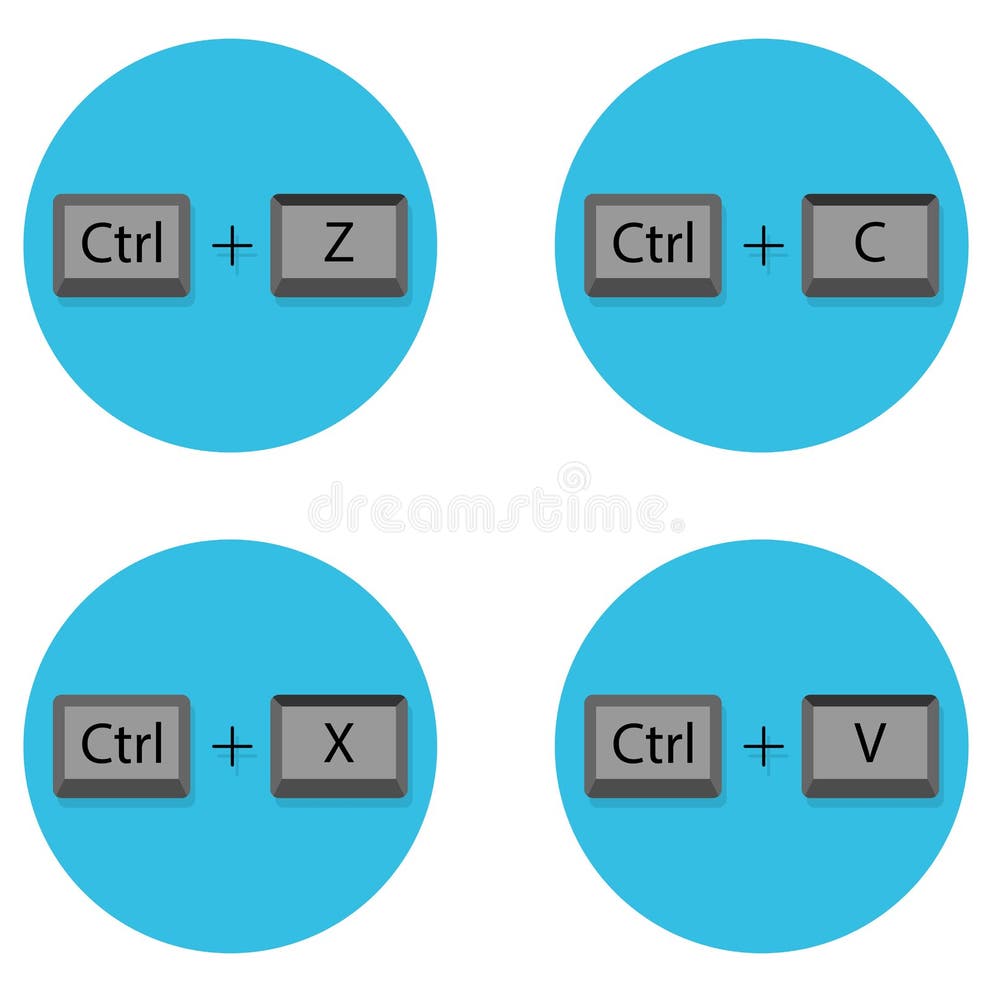 Paste Shortcut Stock Illustrations – 162 Paste Shortcut Stock ...