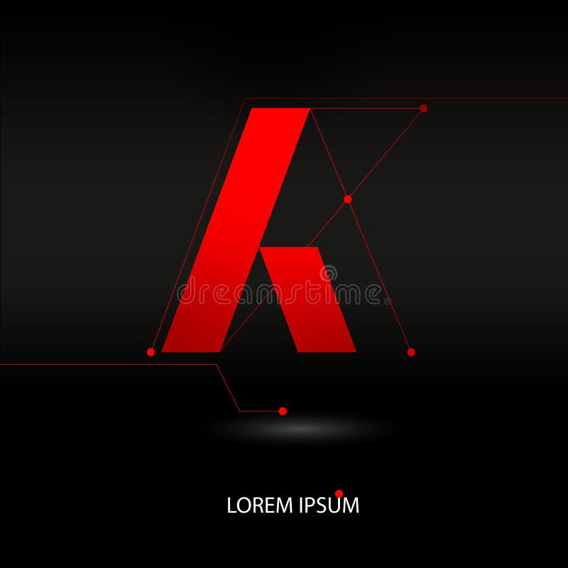 Combination of Letter a. Abstract Logo Design Template Stock ...