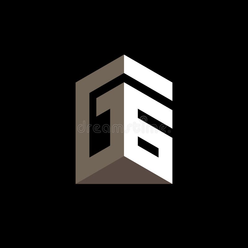 Combination of Letter G and Number 6. 3d Design Element Stock Vector ...