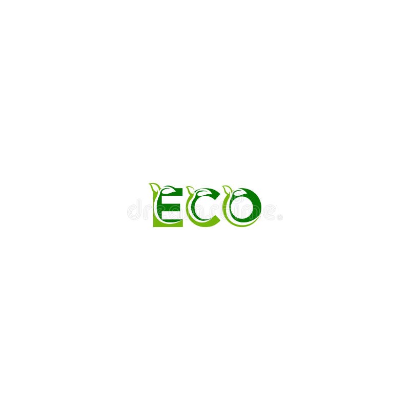 Letters Co2 Leaf Shape Symbol Logo Vector Stock Vector - Illustration ...